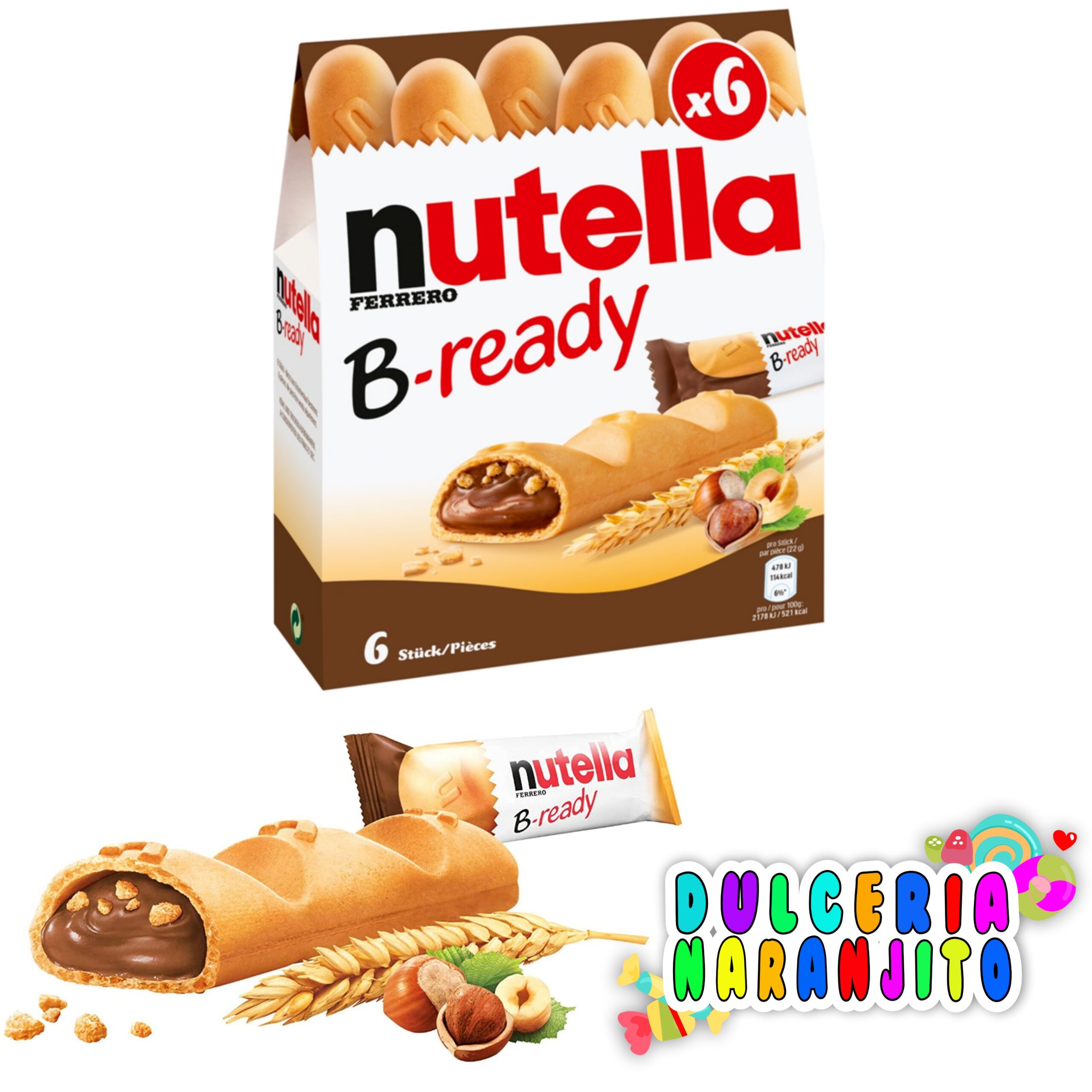Ferrero nutella B-ready - dulcerianaranjito