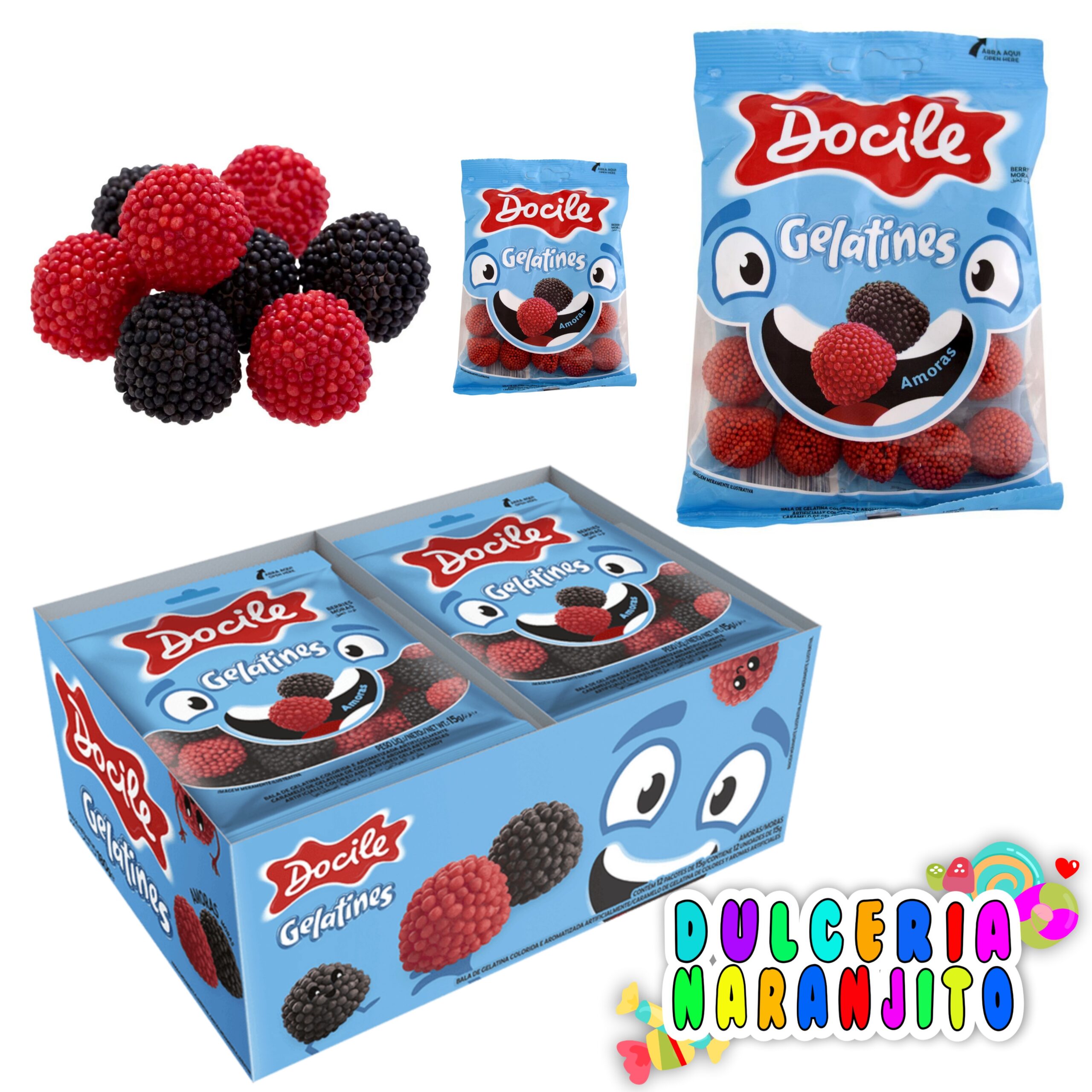 Docile Gelatines Moras - dulcerianaranjito