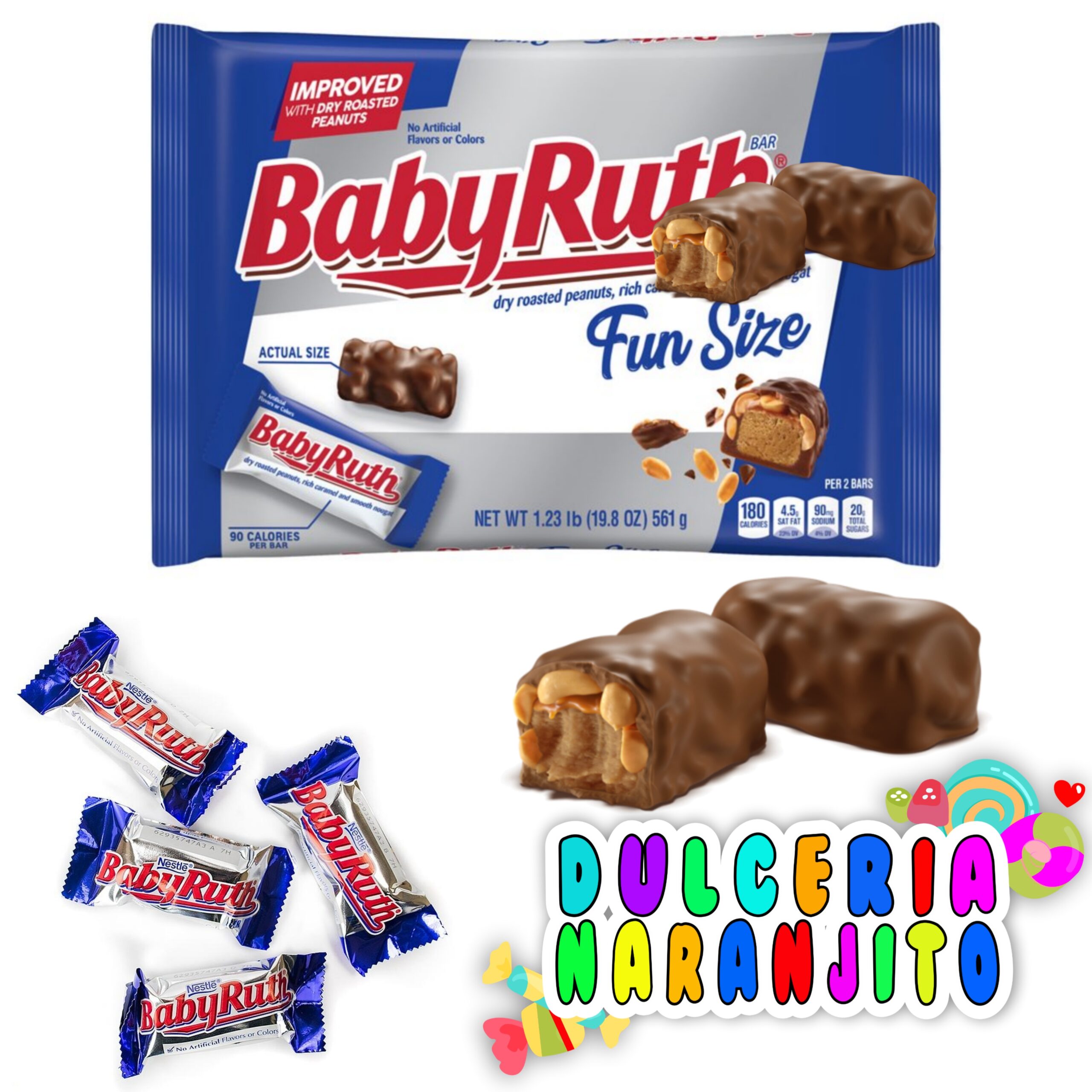 Baby Ruth Fun Size - dulcerianaranjito