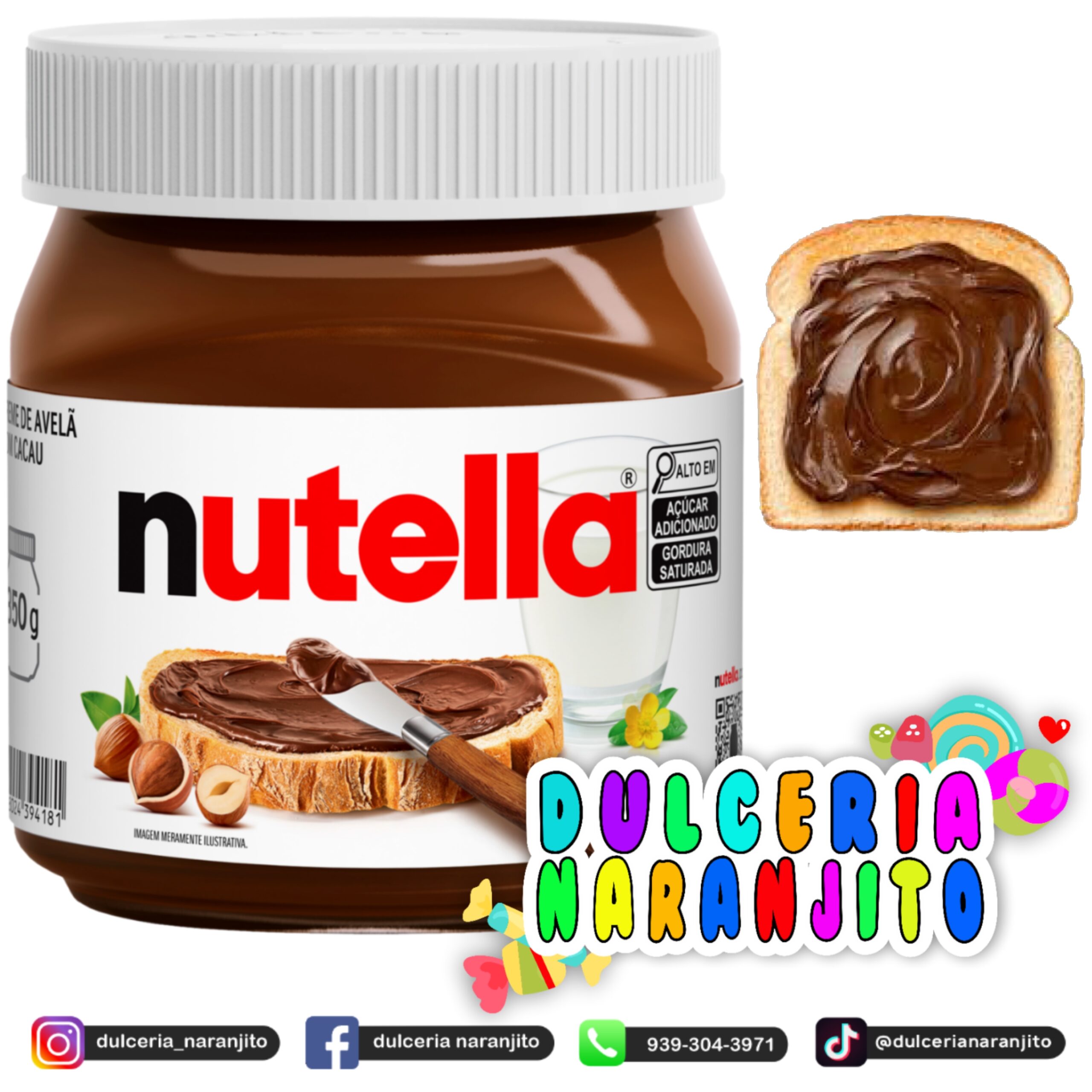 Ferrero nutella (13 Oz) - dulcerianaranjito