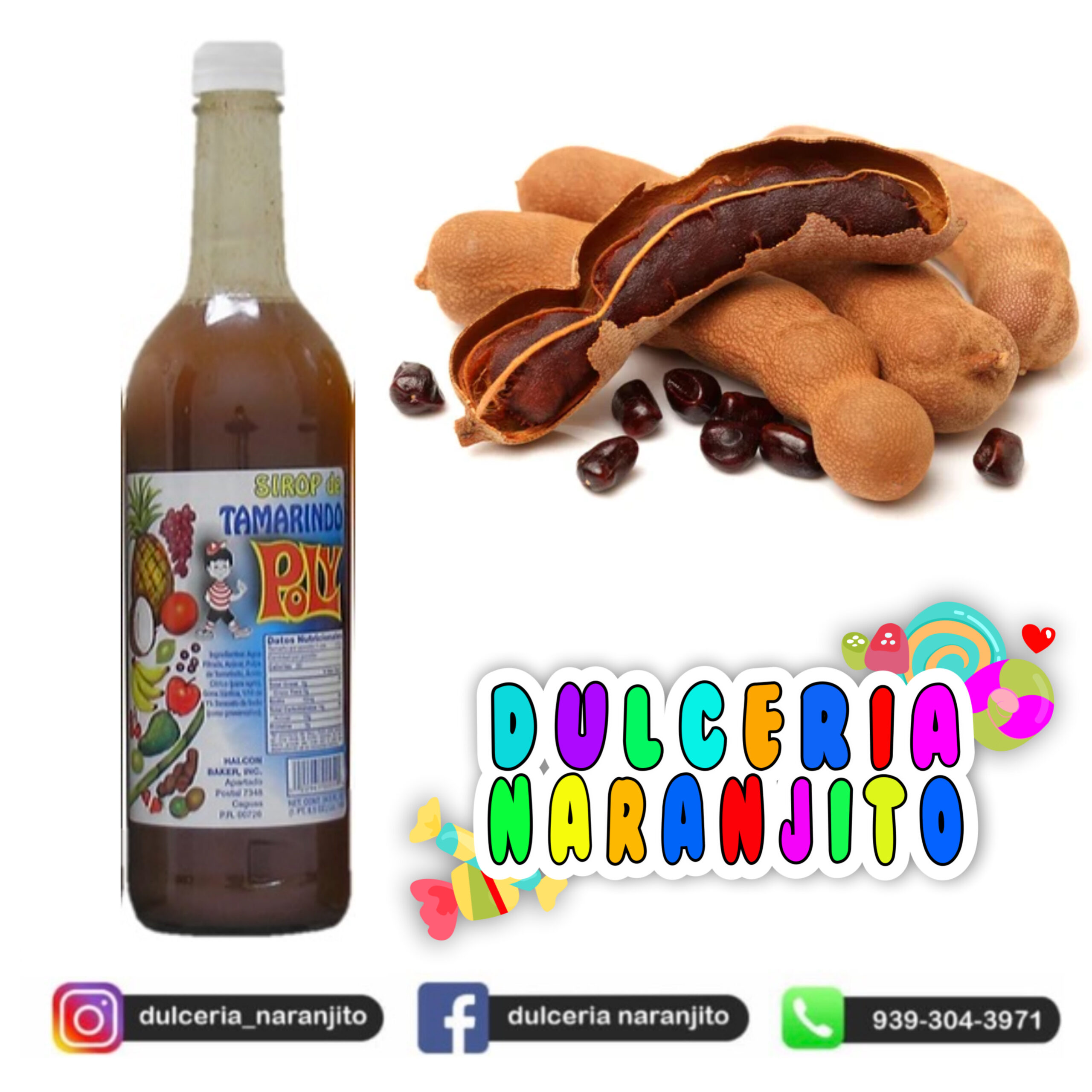 Polly Sirope de Tamarindo - dulcerianaranjito