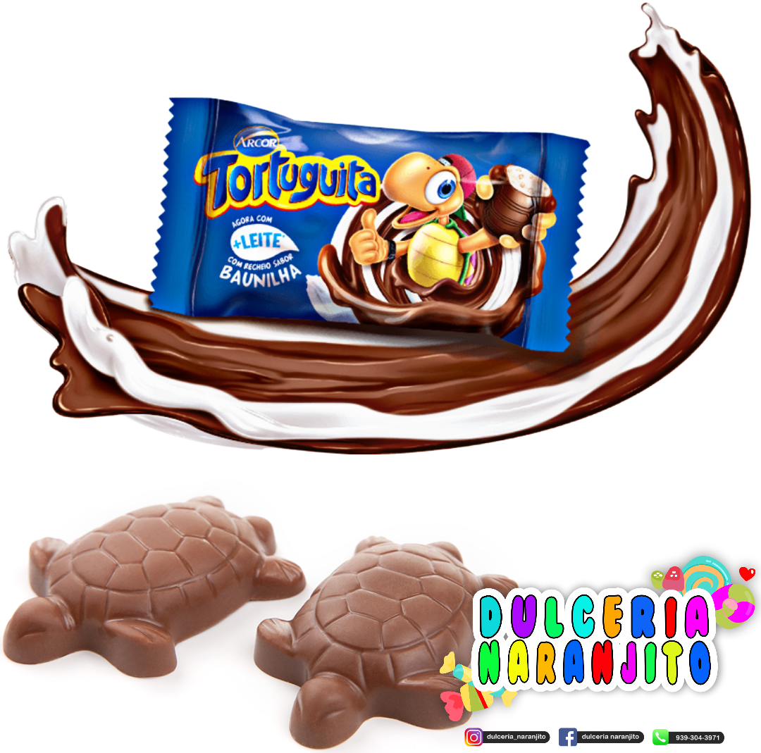 Arcor Tortuguita Chocolate con relleno blanco🐢 (1 unidad ...