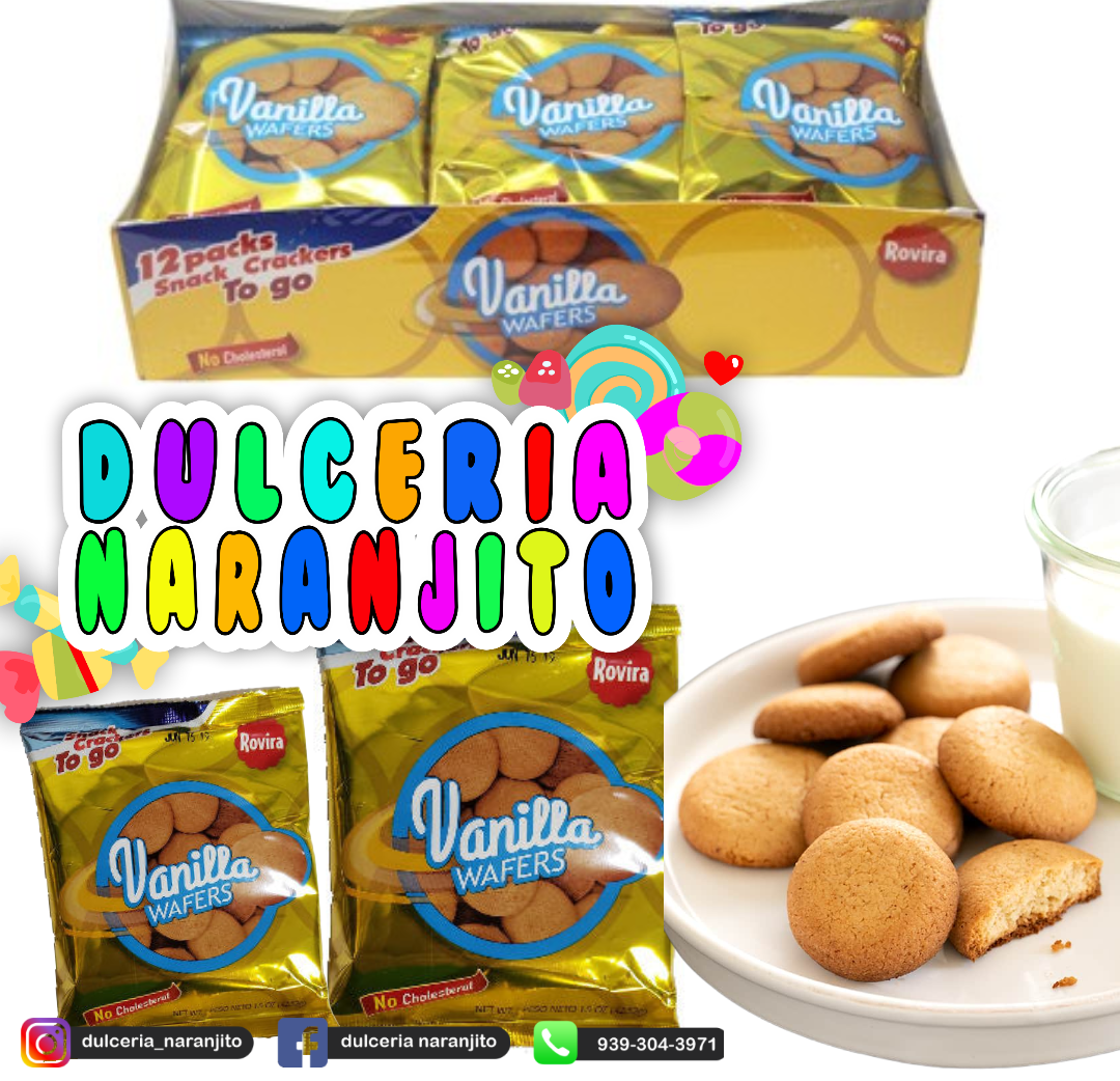 Rovira Vainilla Wafers - dulcerianaranjito