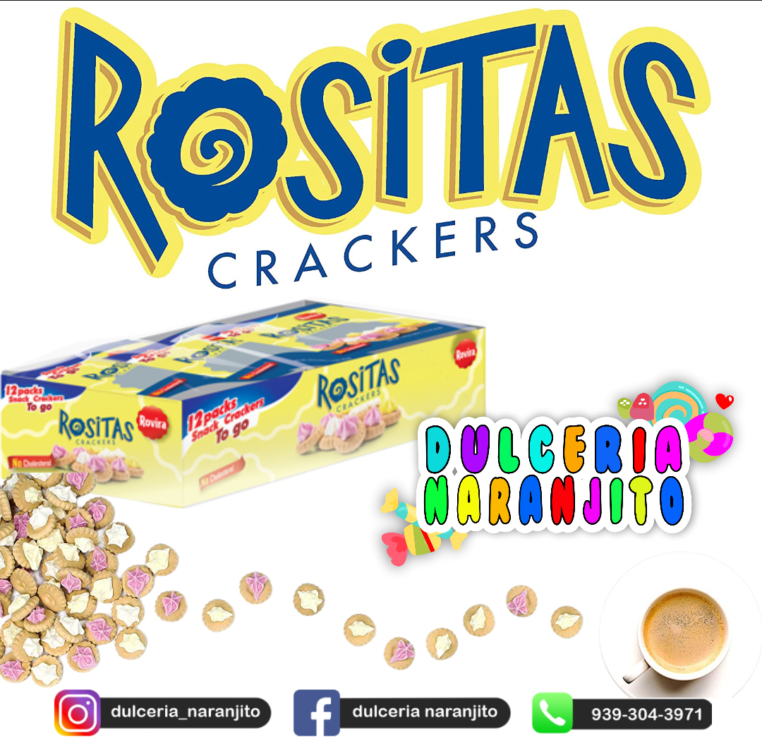 Rovira Rositas Crackers🌸🌼 - dulcerianaranjito