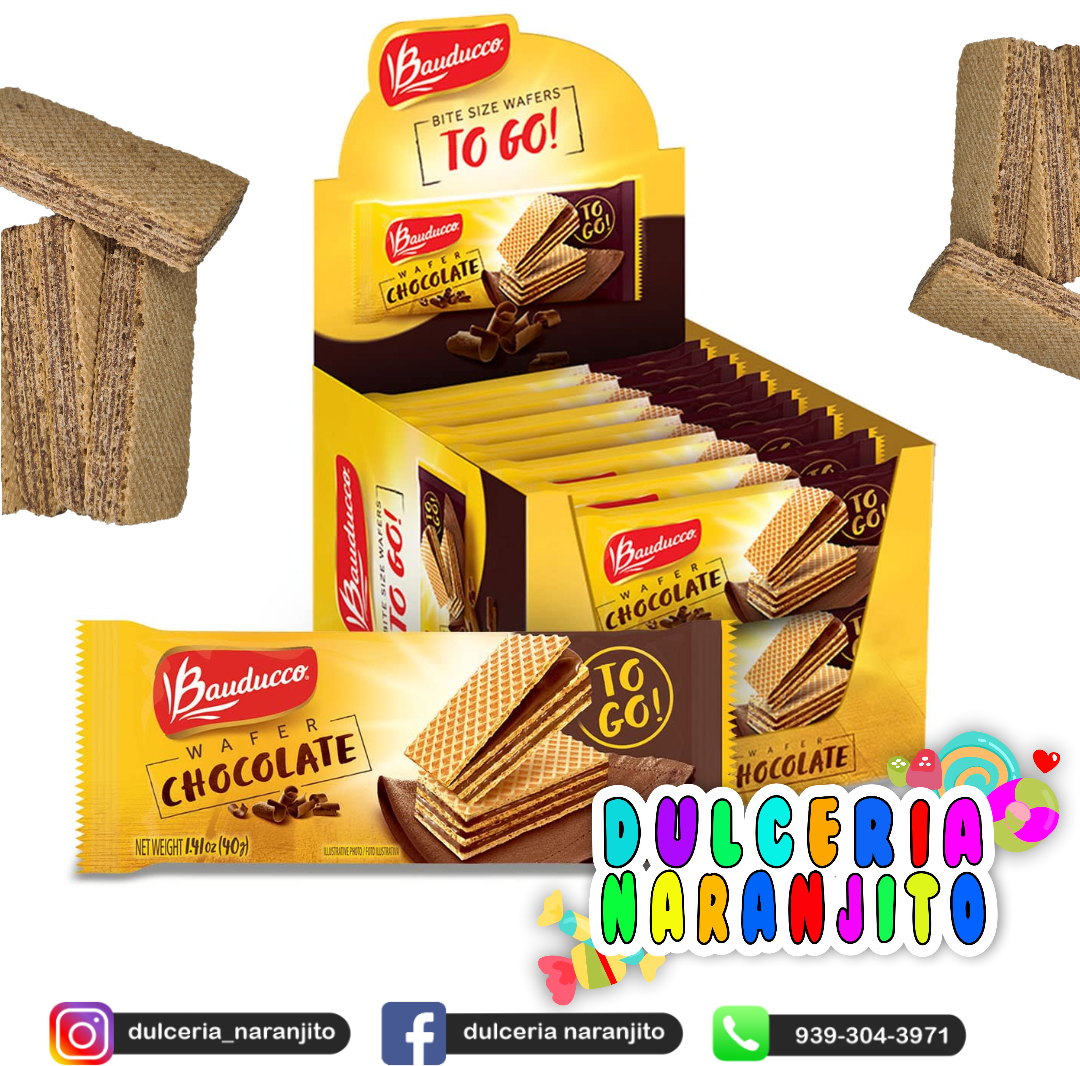 Bauducco Wafer Chocolate 🍫 - dulcerianaranjito