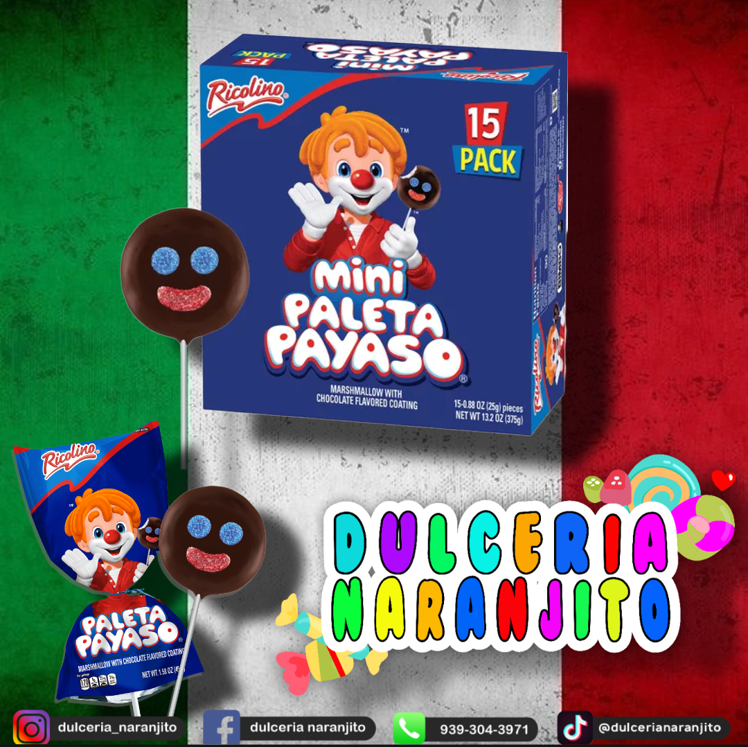 Mini Paleta Payaso🤡 - dulcerianaranjito
