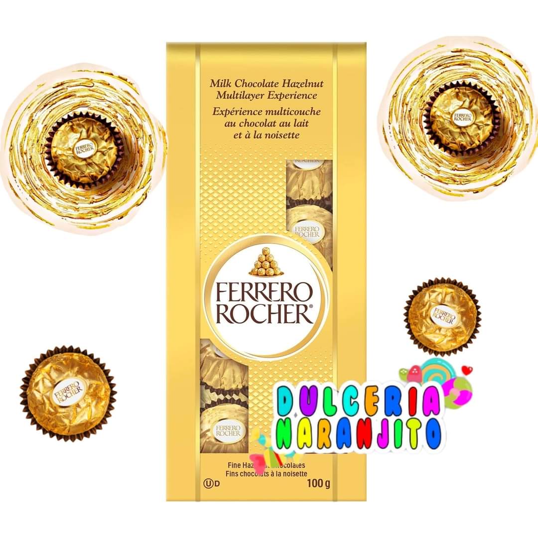 Ferrero Rocher (8 unidades) - dulcerianaranjito
