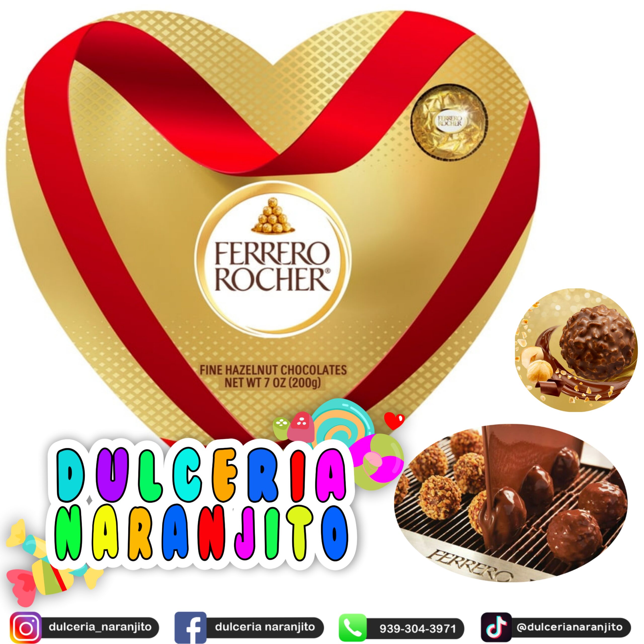 Ferrero Rocher (4.4 oz) - dulcerianaranjito