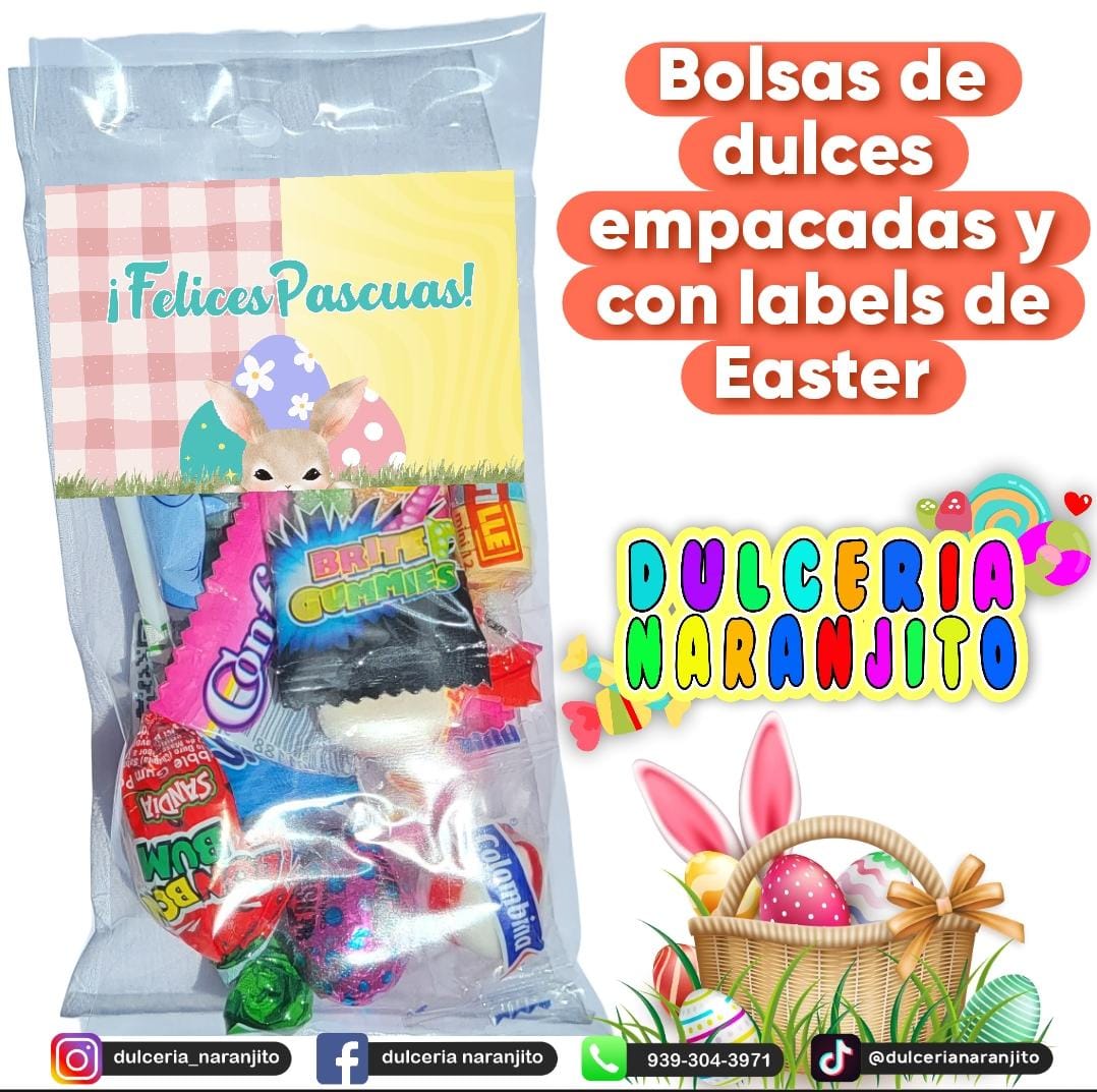 Bolsa de dulces Easter🐇 - dulcerianaranjito