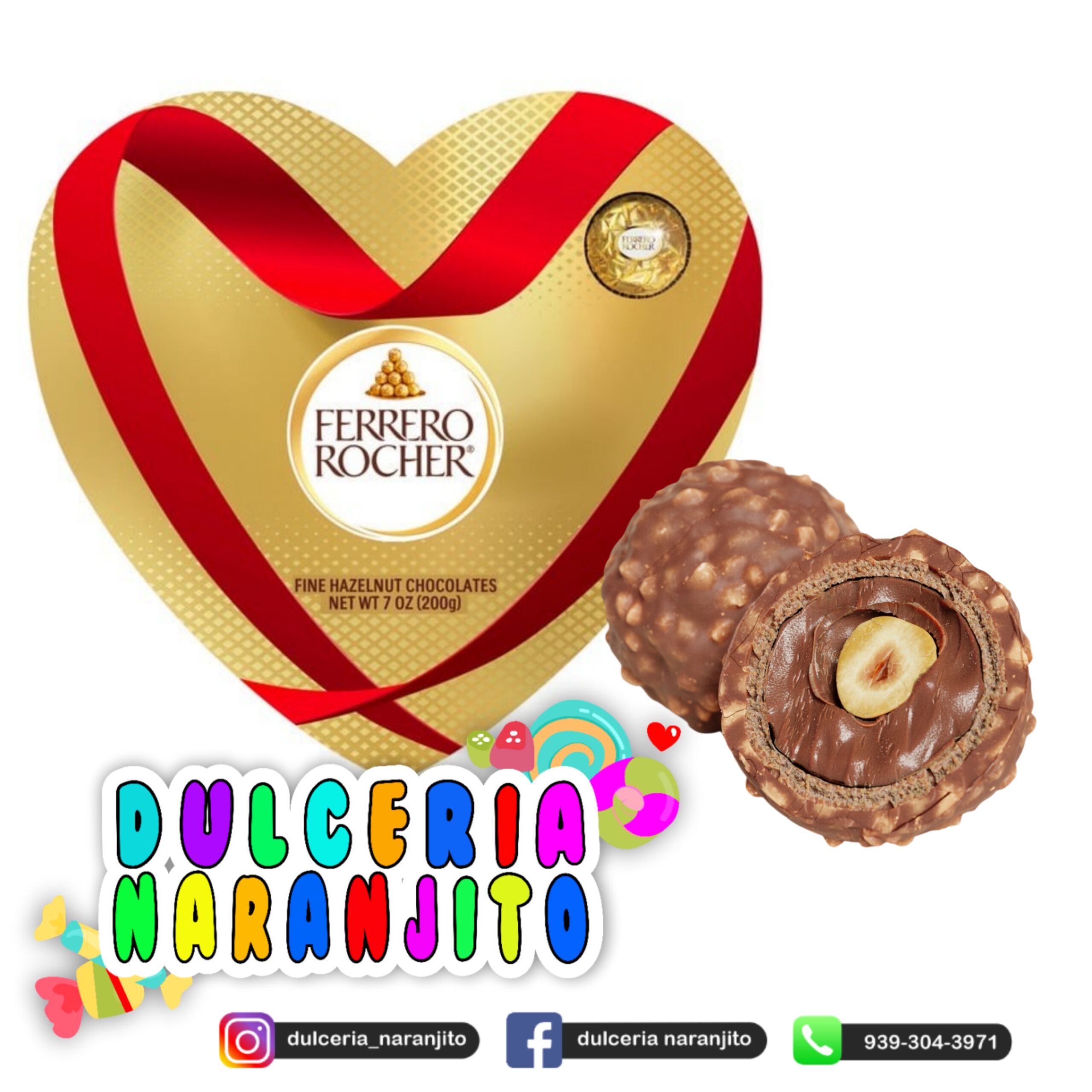 Ferrero Rocher Corazón - dulcerianaranjito